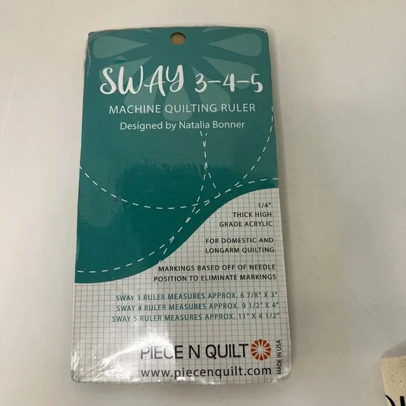 Piece N Quilt | Office | Sway Machine Quilting Rulers 345 By Piece N ...